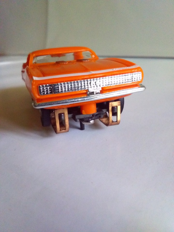 MODEL MOTORING HO SLOT CAR '60's CAMARO SS ORANGE BODY BUMBLEBEE T-JET ...