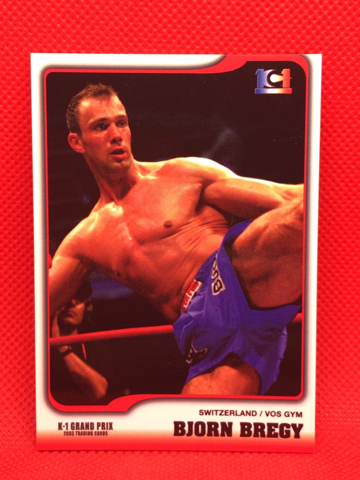 BJORN BREGY Switzerland Epoch K-1 FIGHTERS 2003 Trading cards No.11 | eBay