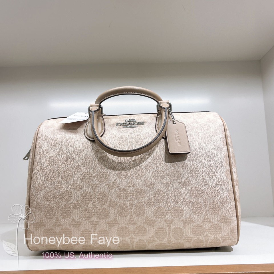 NWT Coach Rowan Large Satchel Bag In Signature Canvas CV960/CV959/CCD53 ...