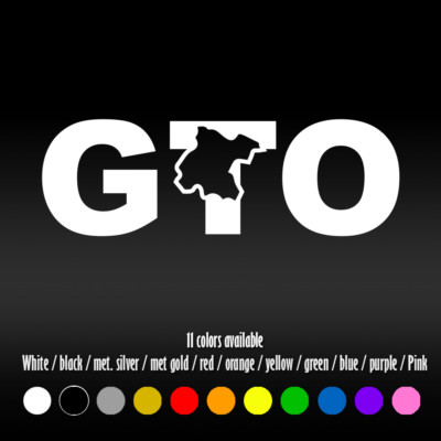 7" Guanajuato Mexico GTO Bumper Car Window Diecut Vinyl Decal sticker ...