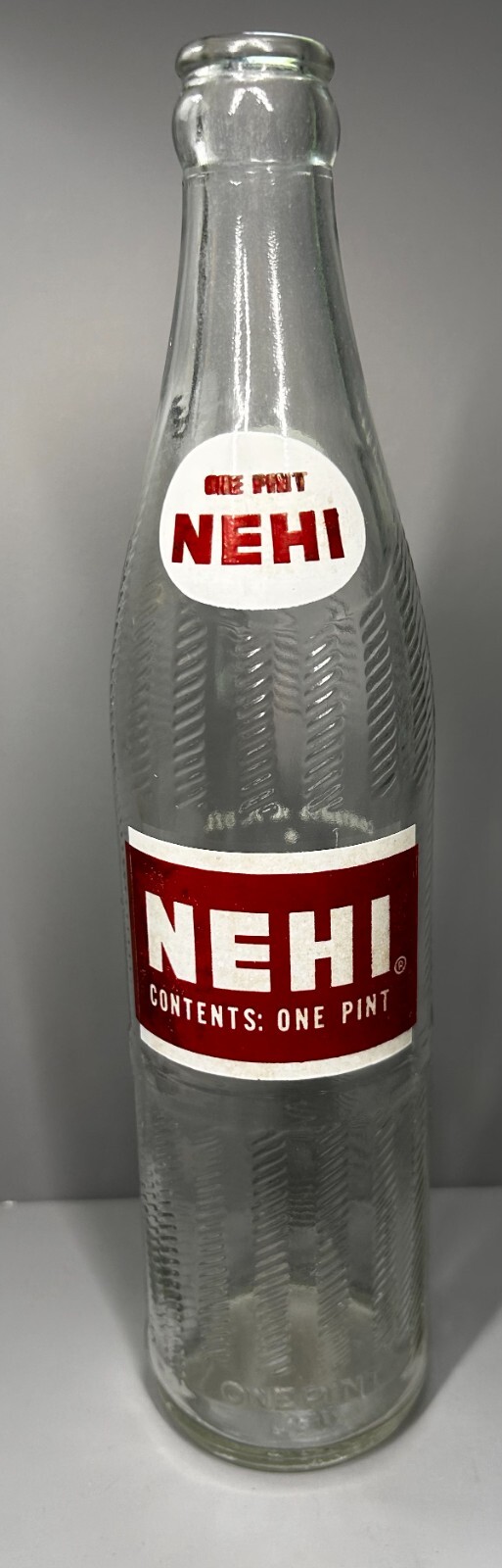 1968 One Pint NEHI Soda Bottle ACL Baltimore | Grelly USA