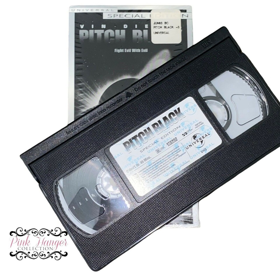 Pitch Black Special Edition VHS VCR Video Tape Movie Vin Diesel Used | eBay