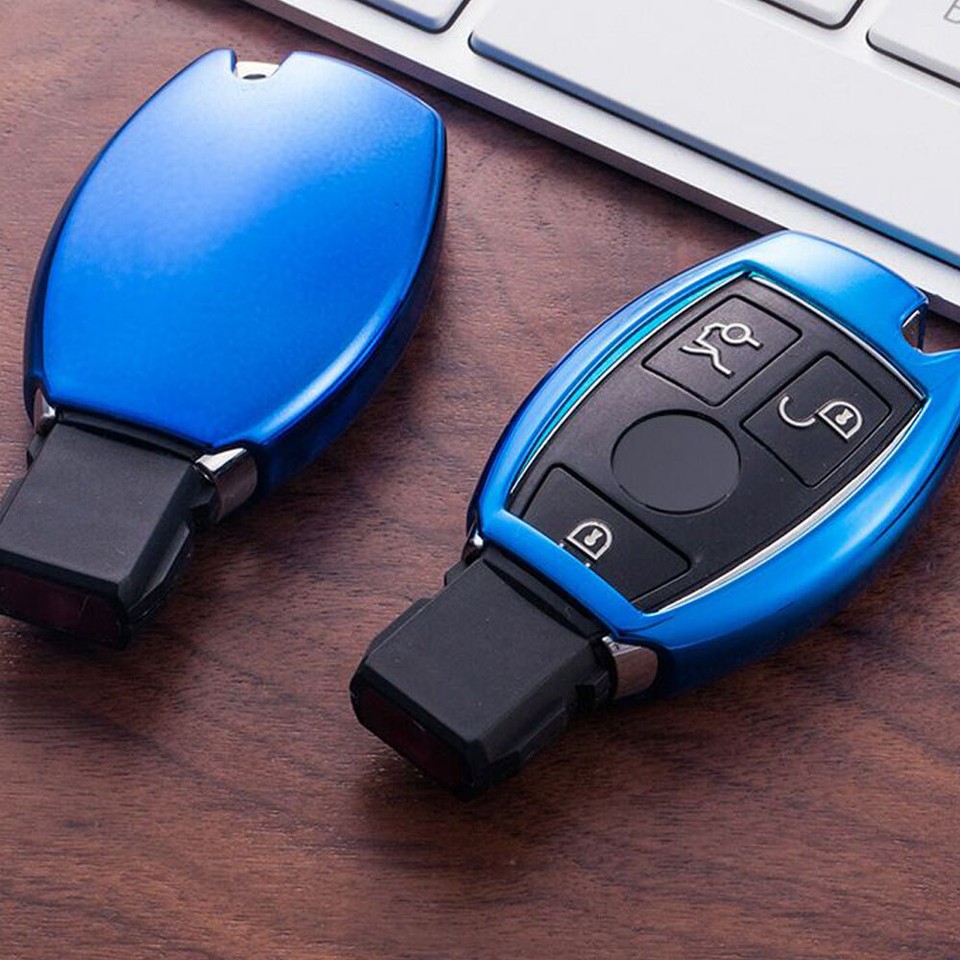 Anti-shock TPU For Mercedes Benz C E S M CLA CLK CLS SLK GLK Key Cover ...