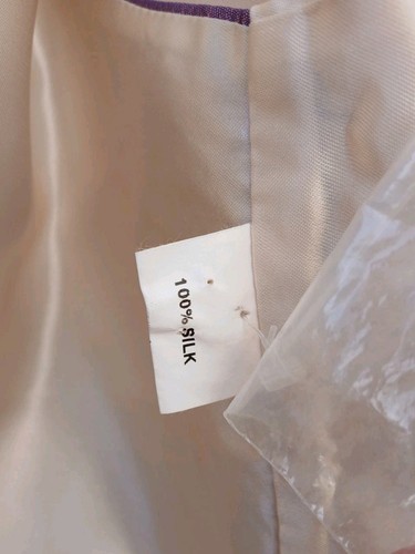 BALMAIN PARIS MENS 100% SILK EMBROIDERED WAISTCOAT - PURPLE HEARTS -UK ...