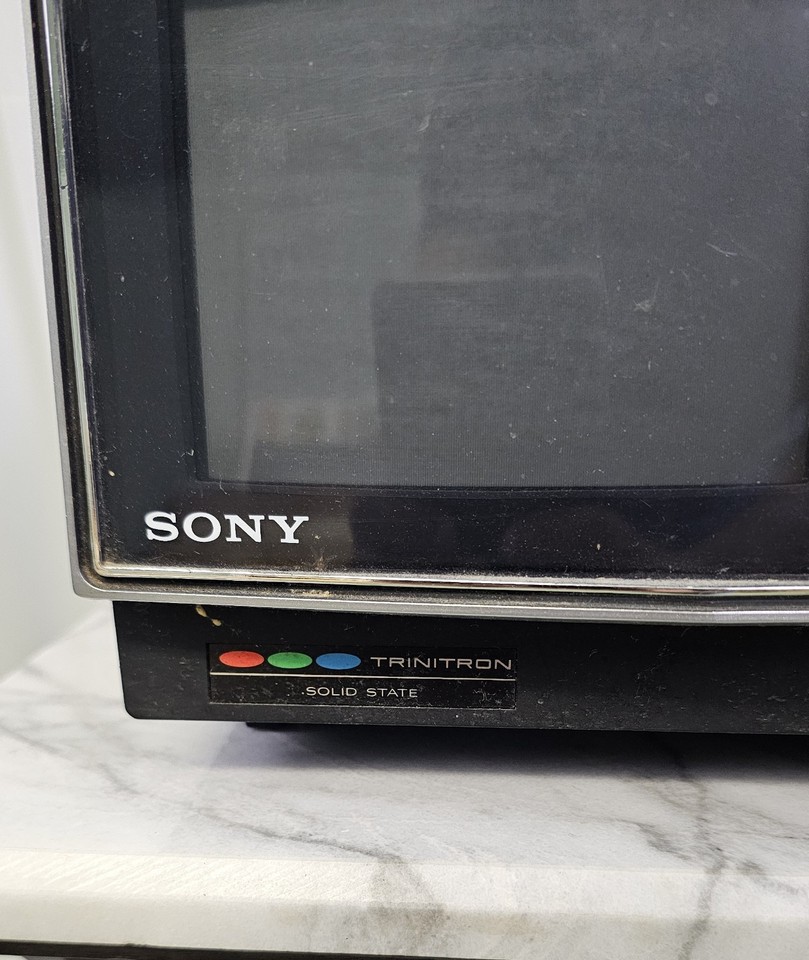 Rare Vintage Sony Trinitron KV-5100 Solid State CRT Color Mini TV ...