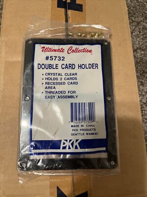 Ultimate Collection Screw 2-Card Black Border Screwdown Card Holder ...