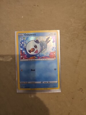 Oshawott SWSH222 Black Star Promo Holo Rare Pokemon Card TCG - NM Near ...