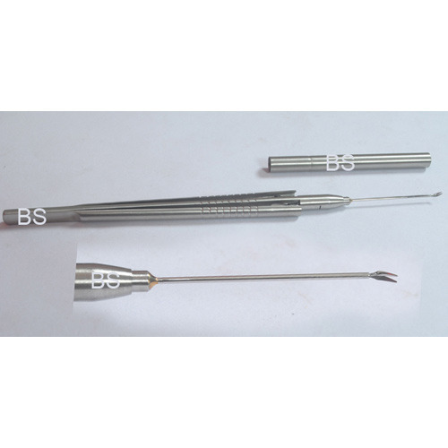 Ophthalmic Curved Vitreous & Retinal Scissors 20G Round Body Vitrectomy ...