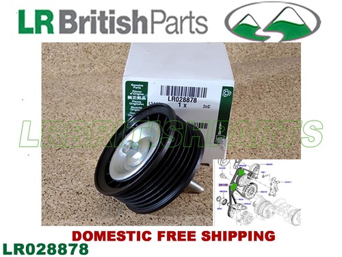 GENUINE LAND ROVER UPPER IDLER PULLEY DRIVE BELT EVOQUE DISCOVERY SPORT ...