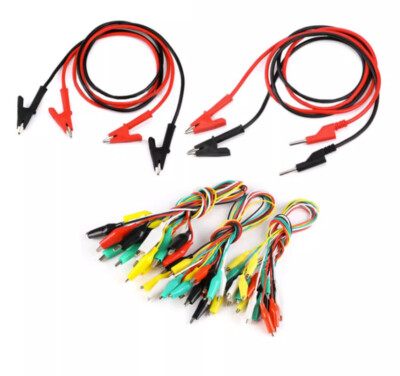 Double headed/Banana plug crocodile clip Power test connection line ...