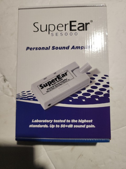 SuperEar Sonic Ear Personal Sound Amplifier Model SE5000 for sale ...