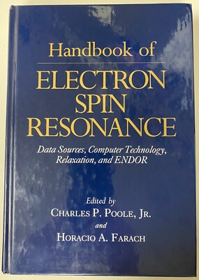 Handbook of Electron Spin Resonance : Data Sources, Computer Technology ...