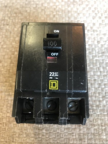 Square D QO3100 VH Plug in Circuit Breaker 22KAIC QO3100VH | eBay