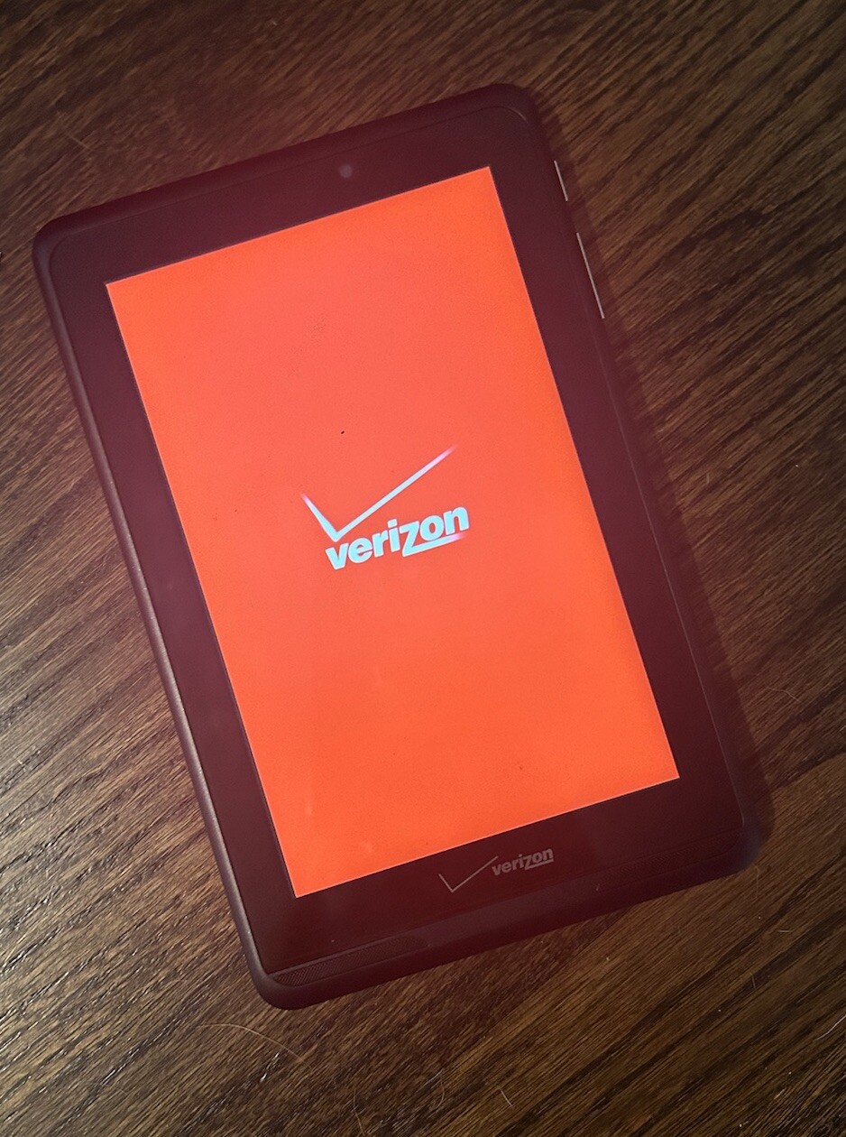 Verizon Ellipsis 7 8GB, Wi-Fi + 4G Black- Tested And Working Bundled ...