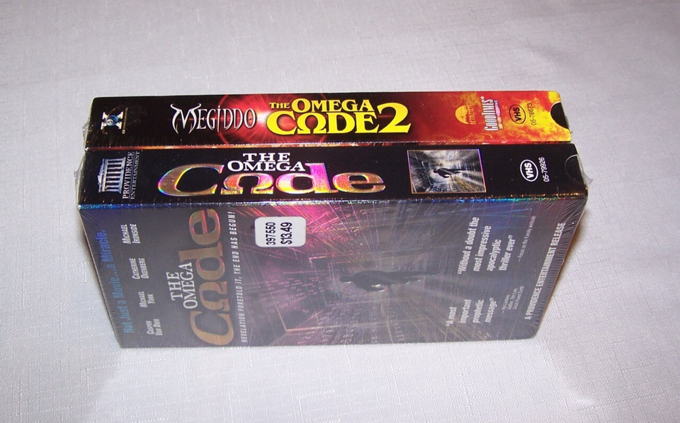 The Omega Code (VHS, 2000) & Megiddo: The Omega Code 2 (VHS, 2002) New ...