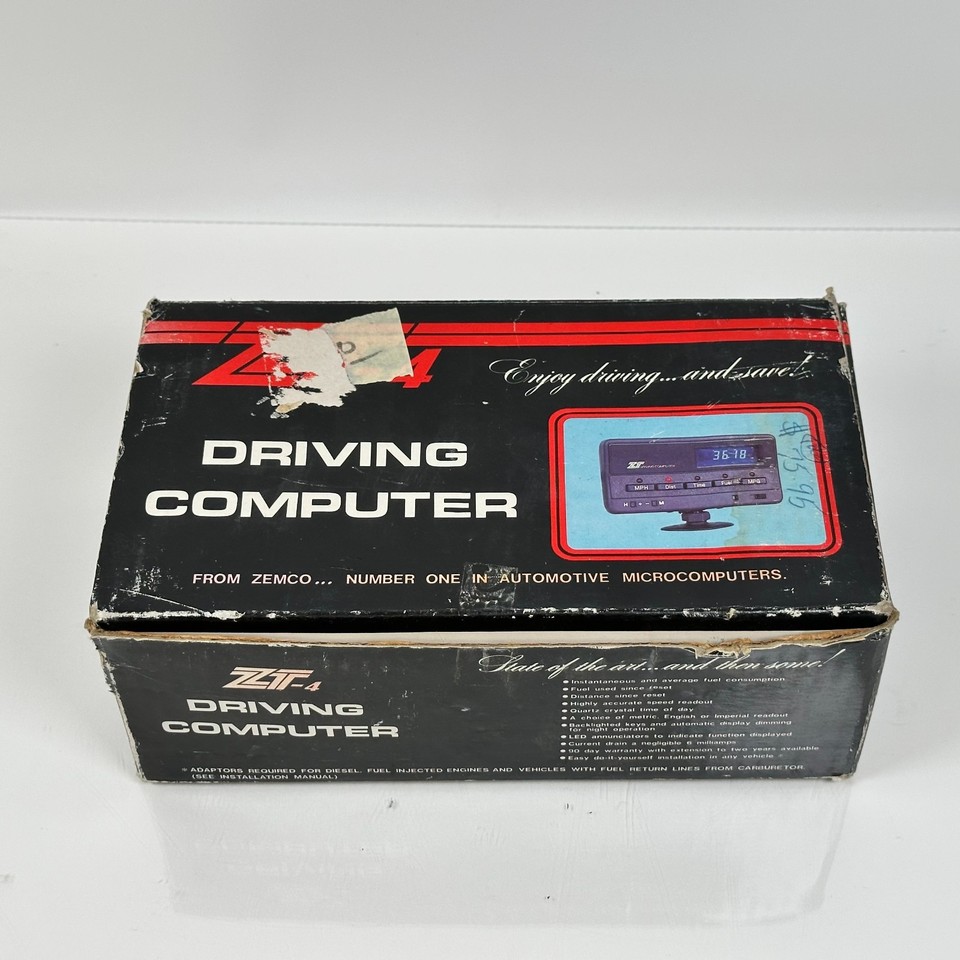 (NEW Old Stock) Vintage ZEMCO ZT-4 Driving Computer 1980s | eBay