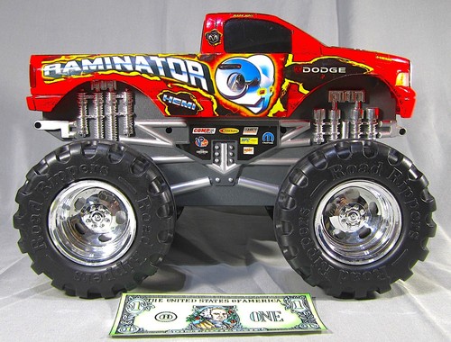 Raminator Dodge Ram Monster Truck Road Rippers Toy State Lights Sound ...