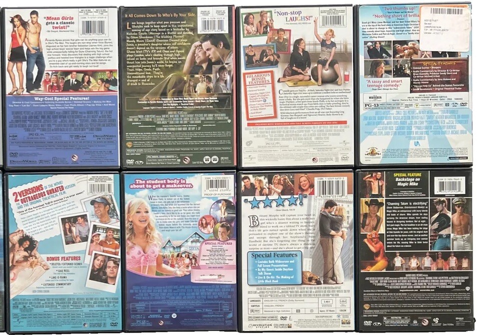 Lot of 9 Random Used DVDs: Saved, Magic Mike, Baby Mama, Eagle Eye ...