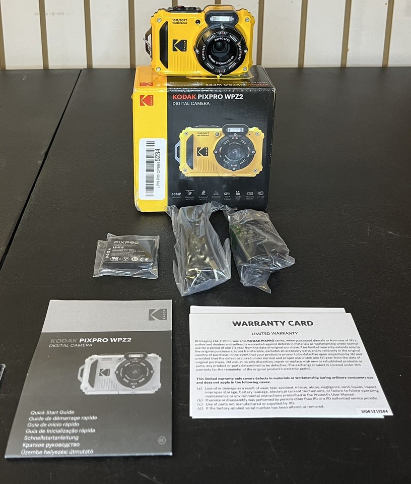 Kodak PIXPRO WPZ2 Waterproof Rugged Digital Camera 819900013948 | eBay