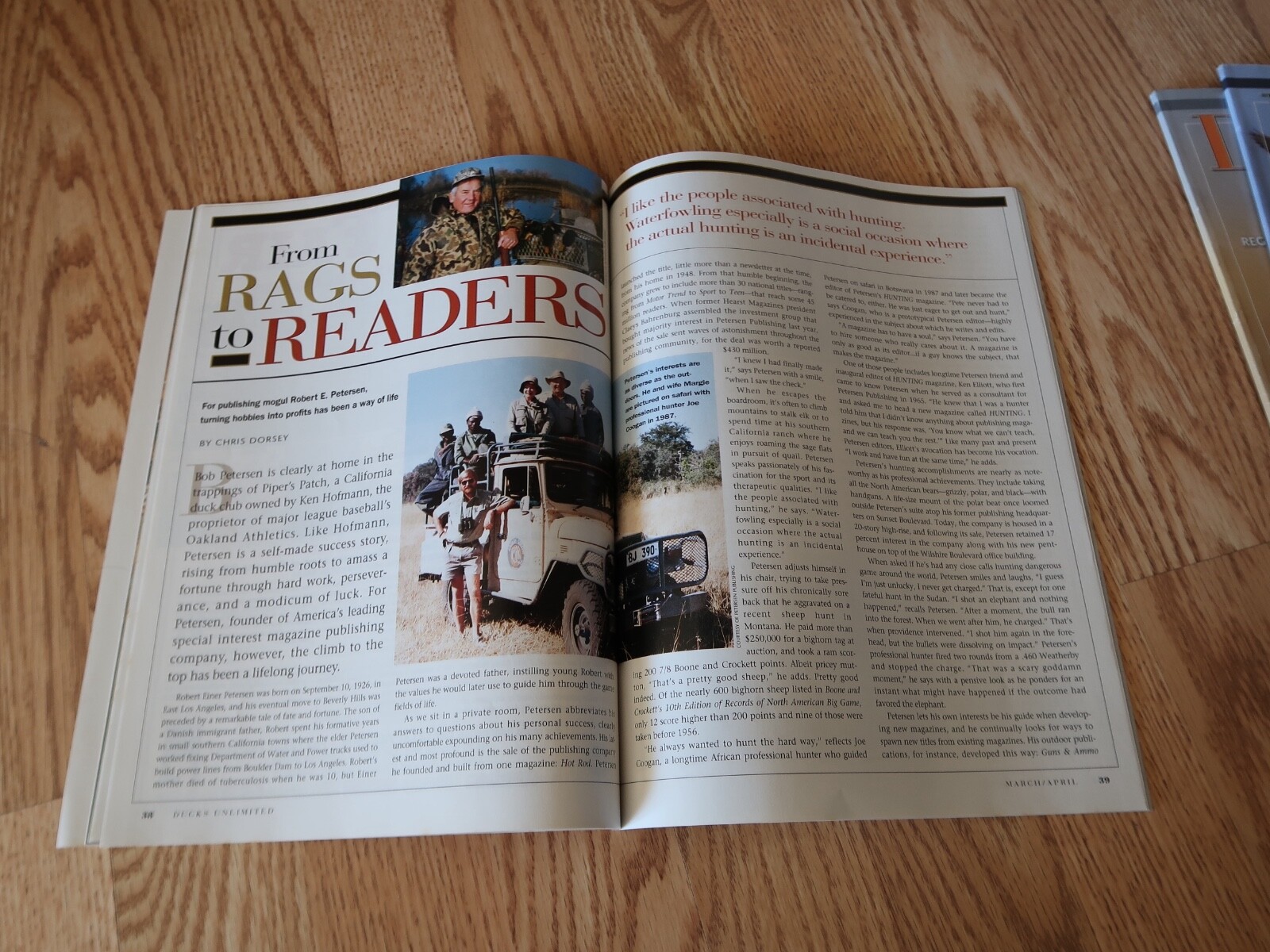 📌 LOT of 3 vintage Ducks Unlimited bird hunting magazines mallards guns ...