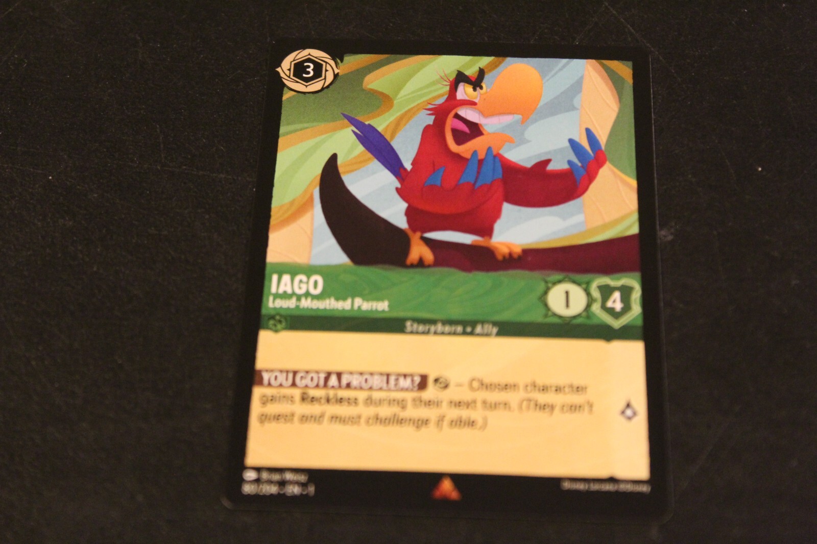 2023 Iago Loud-Mouthed Parrot Disney Lorcana Card | eBay