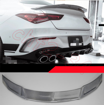 For Benz CLA W118 C118 CLA35 CLA45 Dry Carbon Rear Tail Trunk Spoiler ...