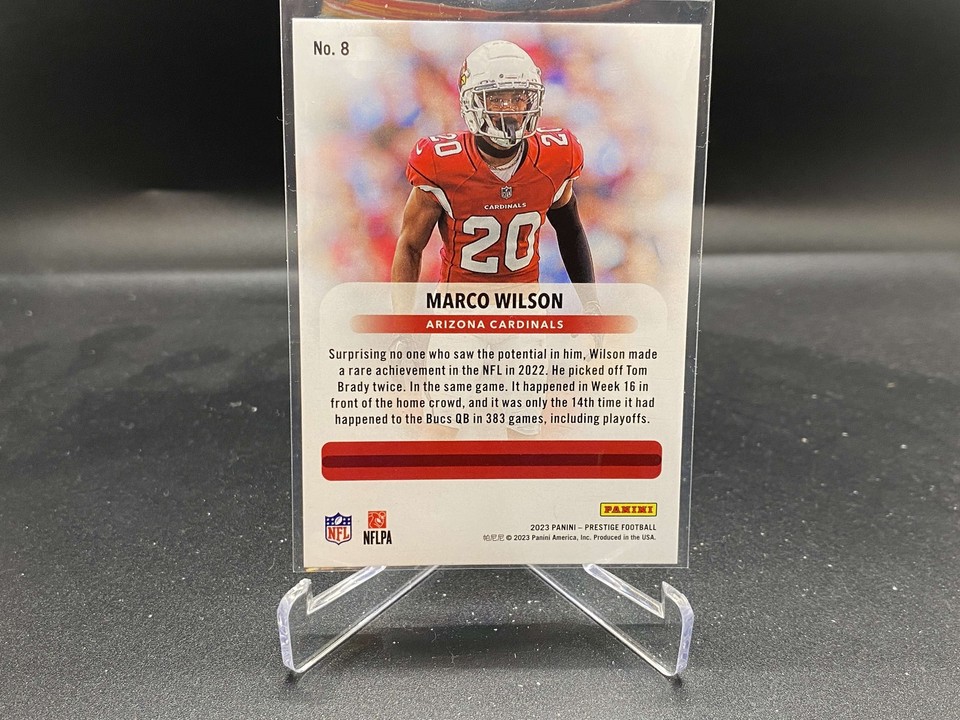 Marco Wilson 2023 Prestige Xtra Points Blue Premium #8 /299 Cardinals ...