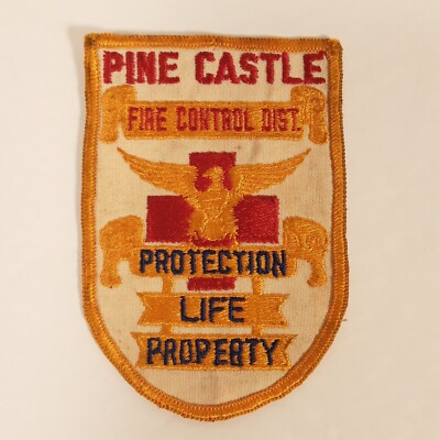 Vintage Pine Castle Fire Dept Fire Control Dist. Protection Life ...