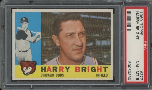 1960 Topps Baseball #277 Harry Bright PSA 8 | eBay