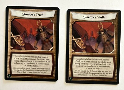 Sorrow's Path (2) L5R Legend of the Five Rings CCG Ambition's Debt | eBay