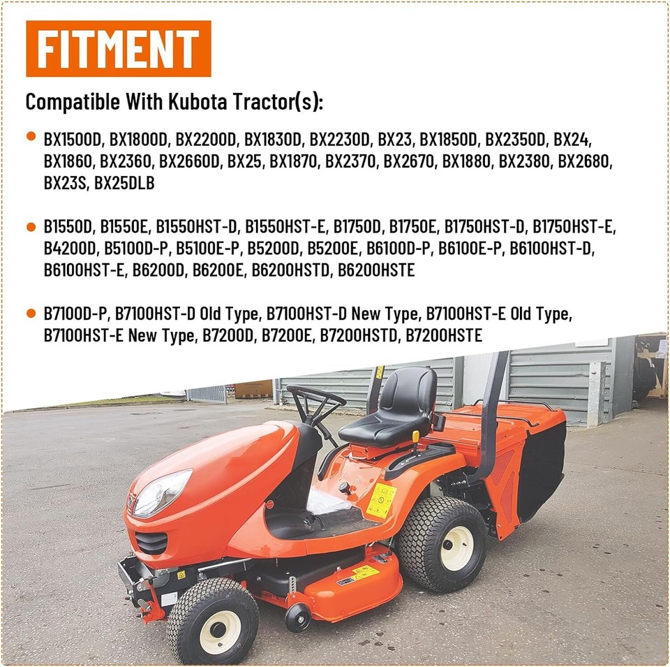 Telescoping Stabilizer Kit For B & BX Kubota BX1500D, BX1800D, BX2200D ...