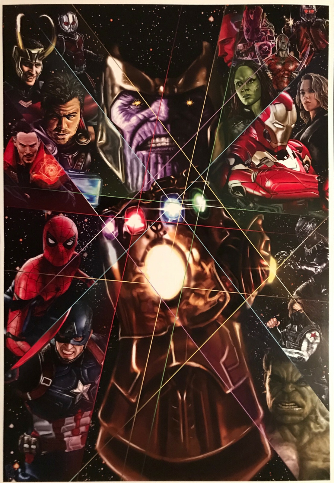 Marvelous! Avengers Endgame Infinity War Poster 13" x 19" Marvel ...