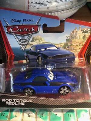Disney Pixar Cars 2 Rod Torque Redline Short Card (Ships in Bubble ...
