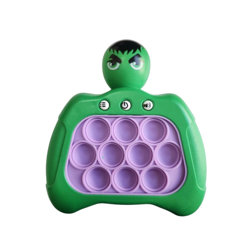 Electronic Pop Push it Character Game Control LED Fidget Toy Batteries ...