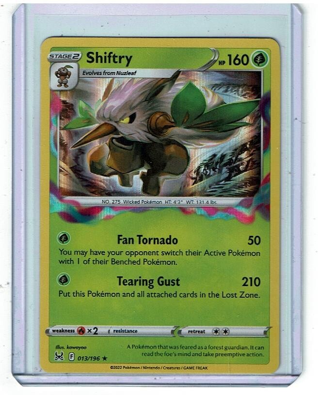 Shiftry - Holographic Rare - Lost Origins - 013/196 | eBay