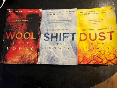 Wool Shift Dust Silo Trilogy Set Series Hugh Howey Paperback Book Books ...