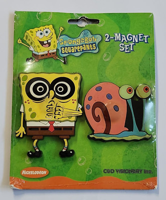 2001 SPONGEBOB SQUAREPANTS 2-MAGNET SET | eBay