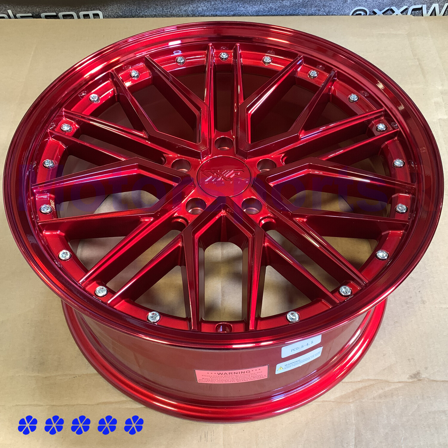 XXR 571 18 x8.5 +35 5x112 Candy Red wheels 5x112 Rims Volkswagen Passet ...