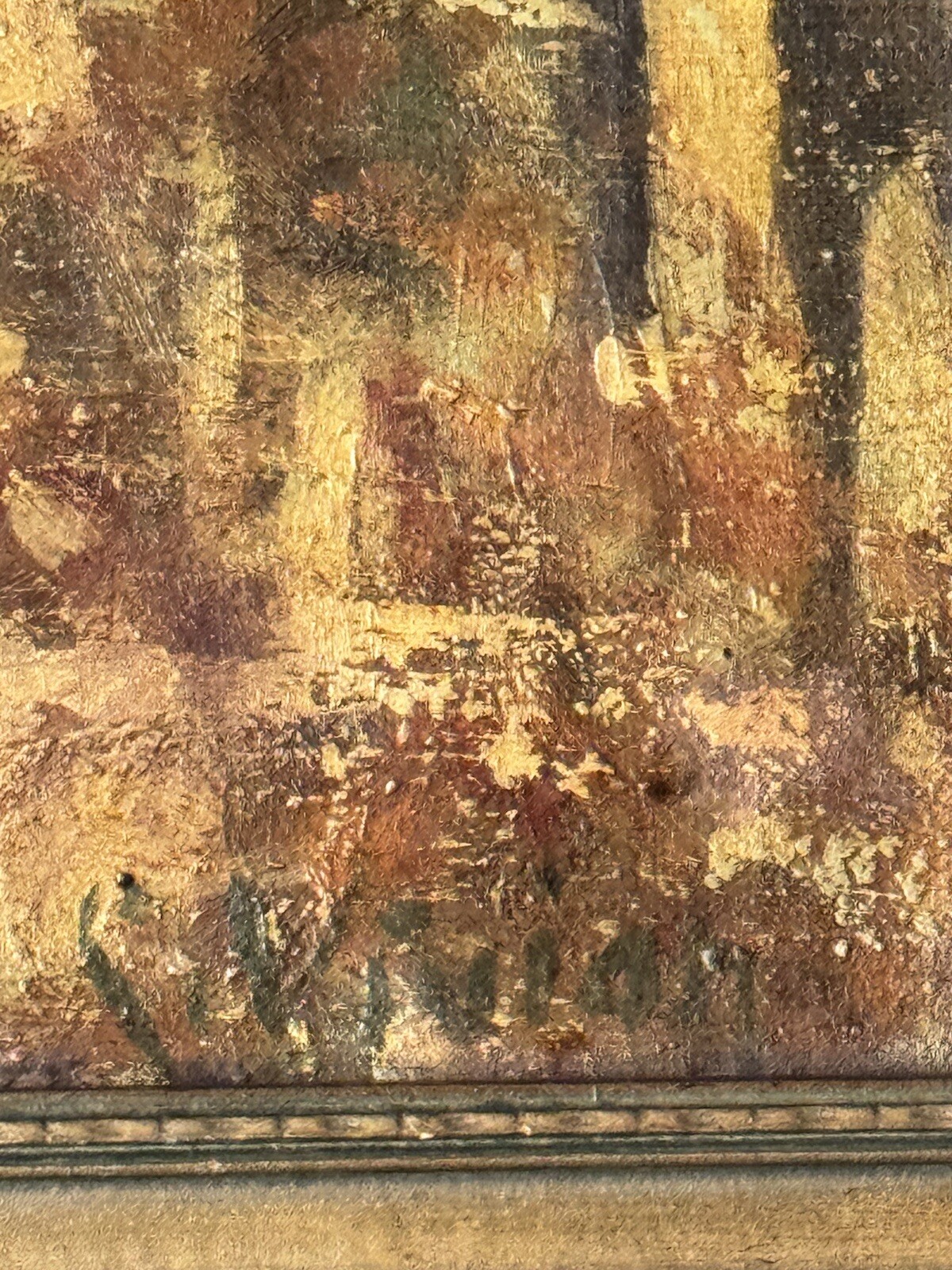 CALTHEA VIVIAN ANTIQUE PLEIN AIR LANDSCAPE OIL PAINTING OLD CALIFORNIA ...