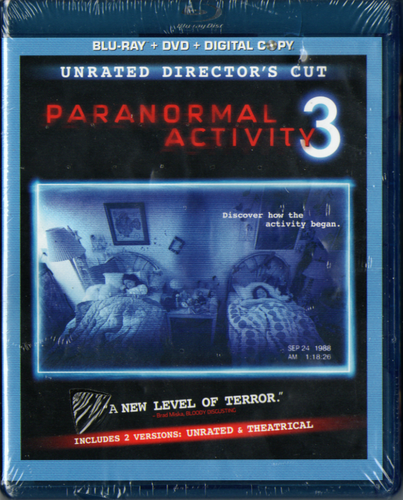 Paranormal Activity 3 (Blu-ray/DVD 2011) 828706547687| eBay