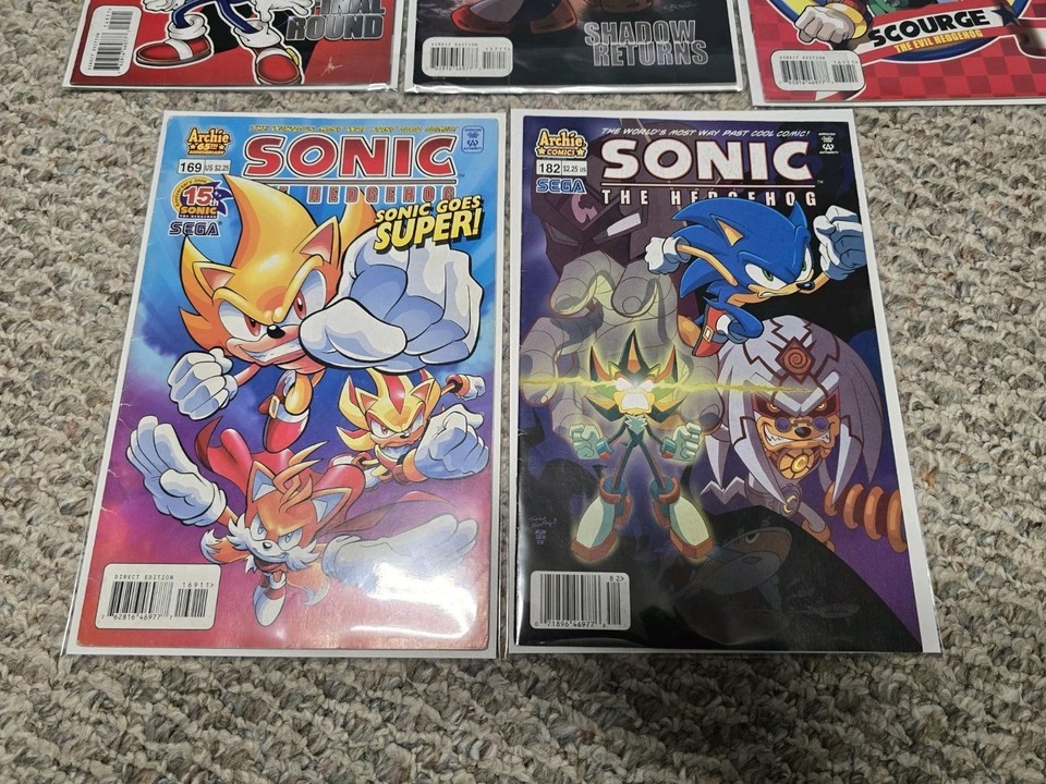 Lot Of 5 SONIC The Hedgehog Archie Comic Series Books 149 157 161 169 182 | eBay