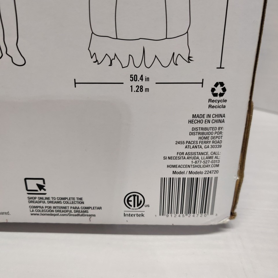 GEMMY Victorian Reaper Halloween Airblown Inflatable Giant 12ft NO ...