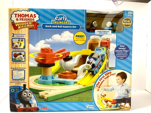 Thomas Friends Wooden Railway Early Engineers Rock & Roll Quarry Set ...