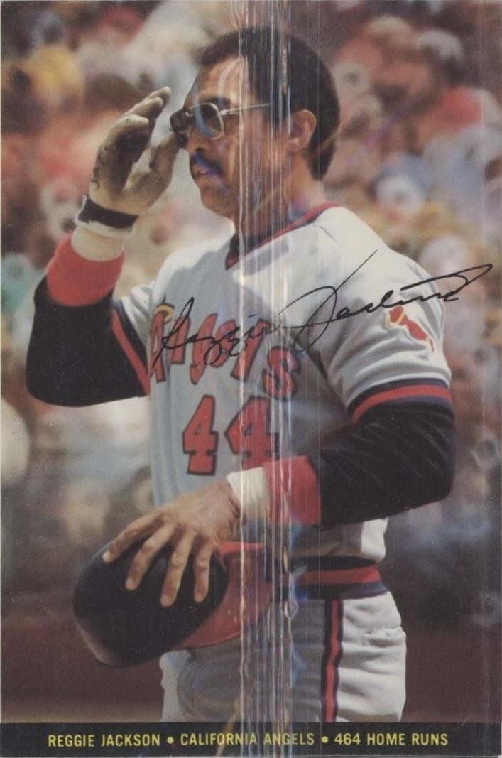 1983 Topps Foldouts - 17 Home Run Leaders Reggie Jackson, Mike Schmidt ...