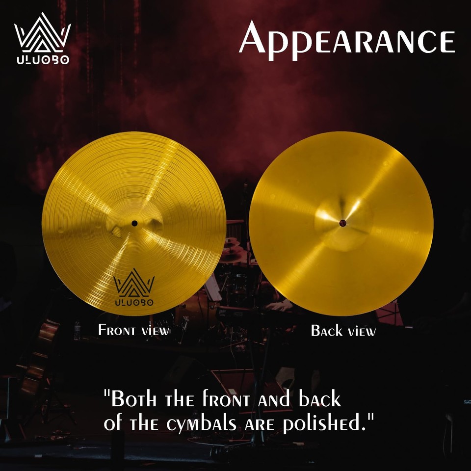 12 Inch Cymbal, Practice Cymbal For Drum Set (1Piece, Gold) | eBay
