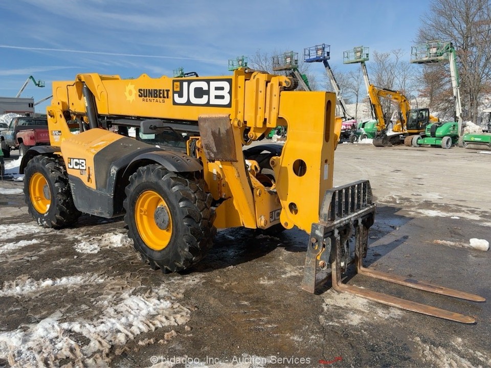 2017 JCB 510-56 56' 10,000 lbs Telescopic Reach Forklift Telehandler ...