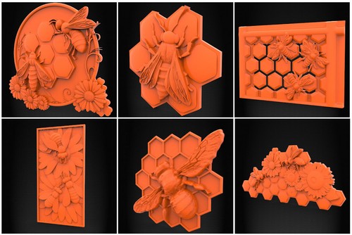 3D stl file relief BEE for CNC router cnc machine milling | eBay