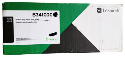 Lexmark B341000 Black Return Program Toner Cartridge | eBay