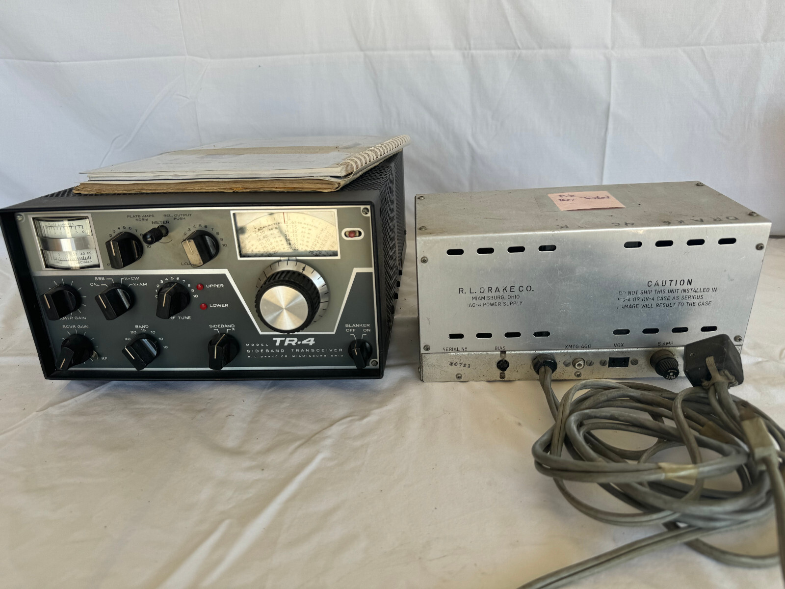 Drake TR-4 - Includes AC power supply and original manual | eBay