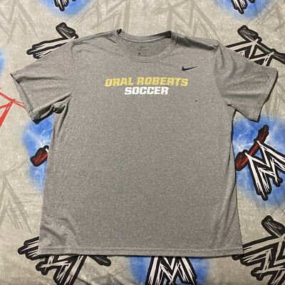 Oral Roberts Soccer ORU Nike Team Legend Crew Men's XL T-Shirt (727982 ...